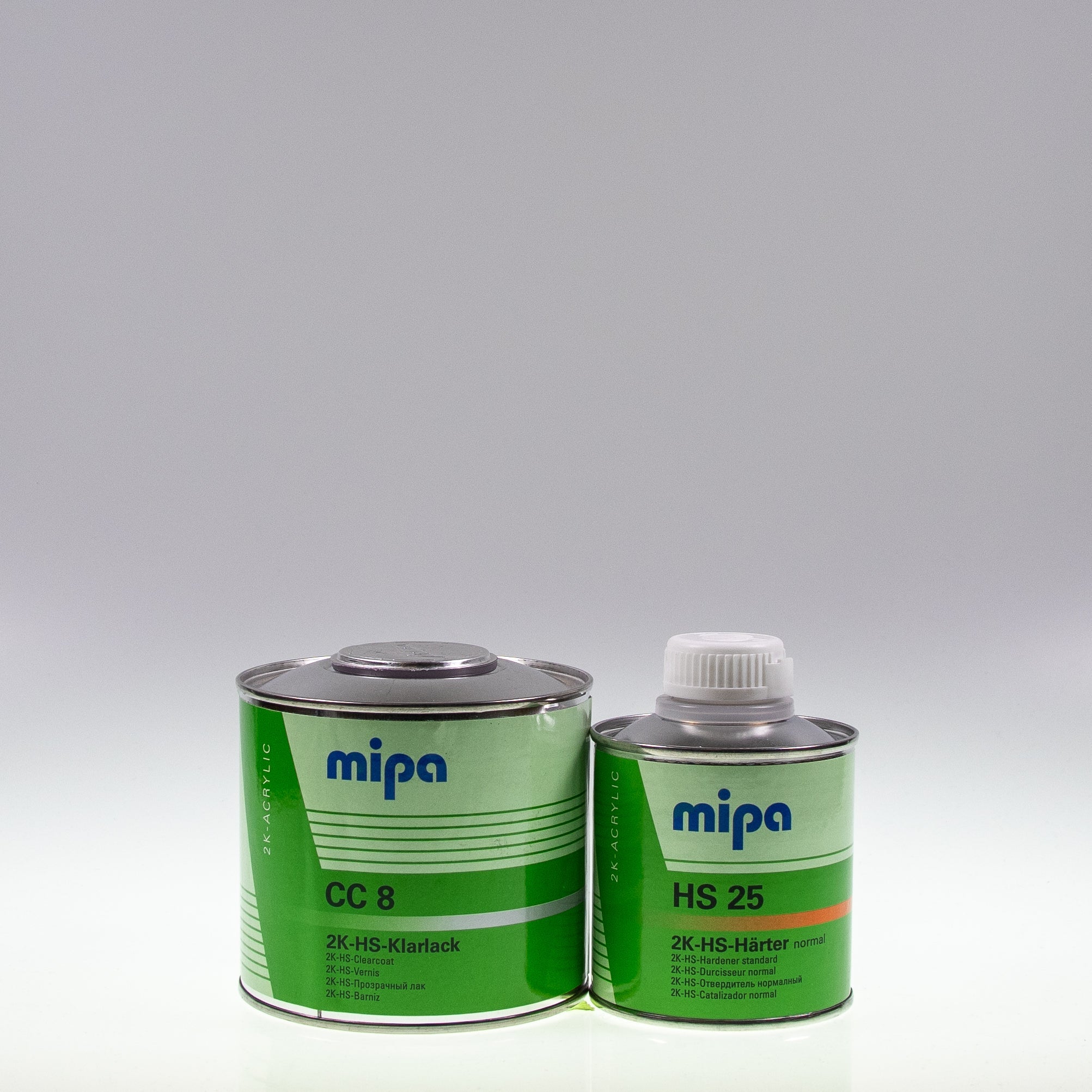 Mipa 2K Klarlack 500 ml mit Härter HS 25 250 ml – SeKoTEC GmbH - Shop